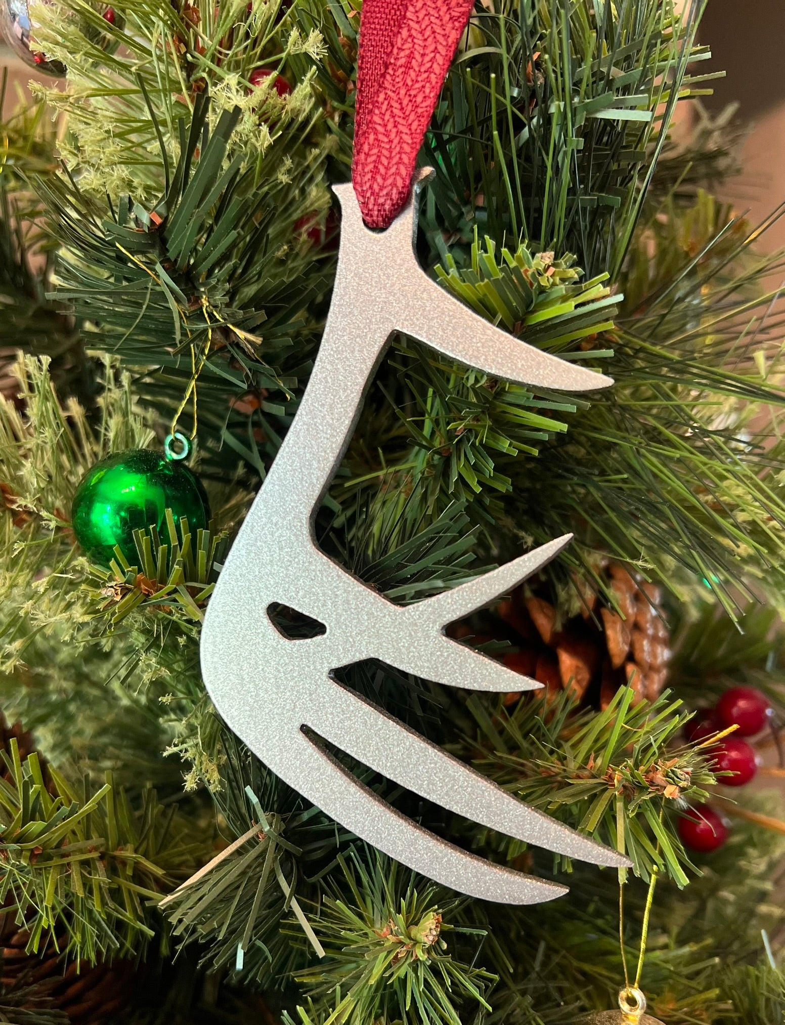 Deer Antler Christmas Tree Decorations | Shelly Lighting